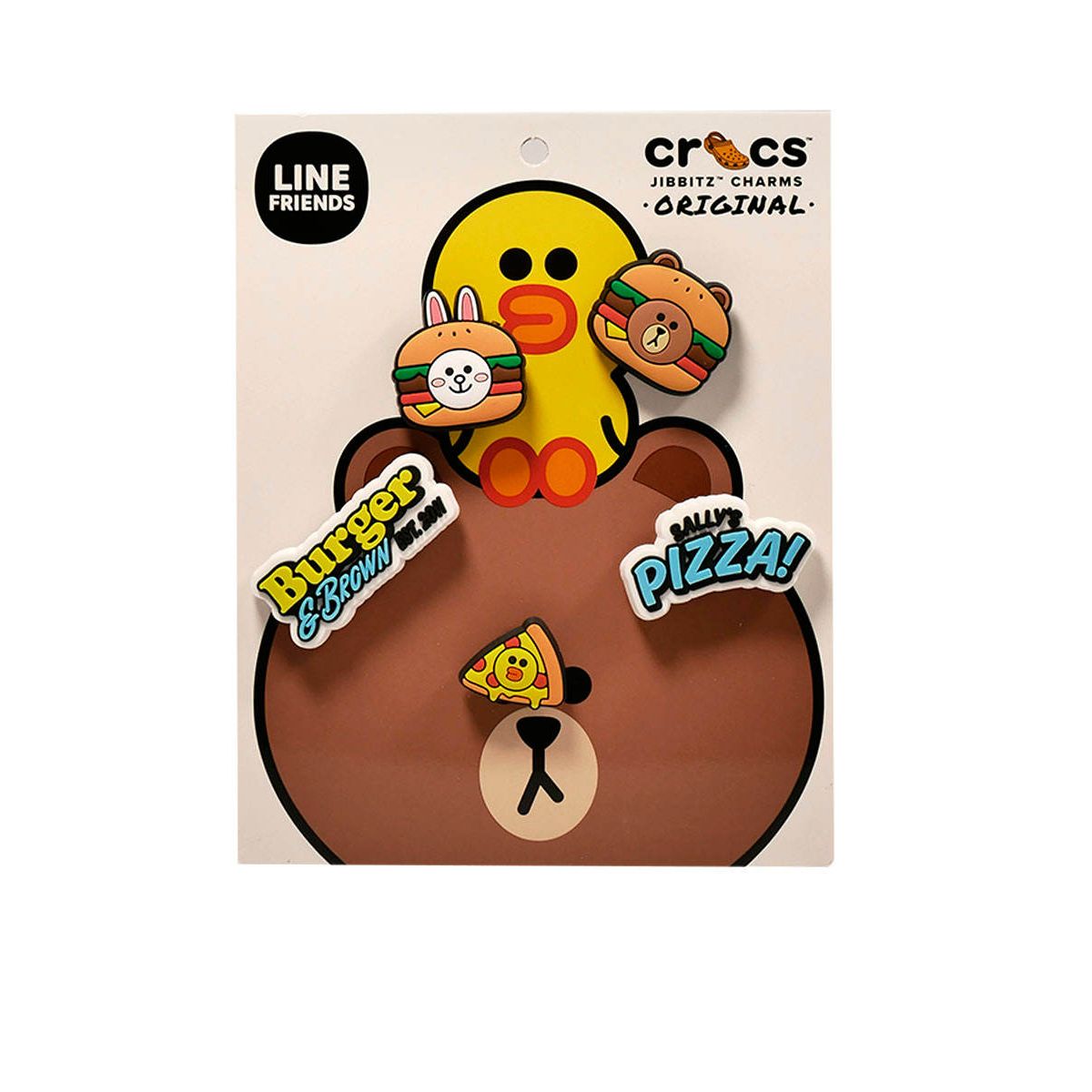 CROCS Jibbitz Line Friends 5-Pack ตัวติดรองเท้า | การันตีของแท้ 100% | SUPERSPORTS