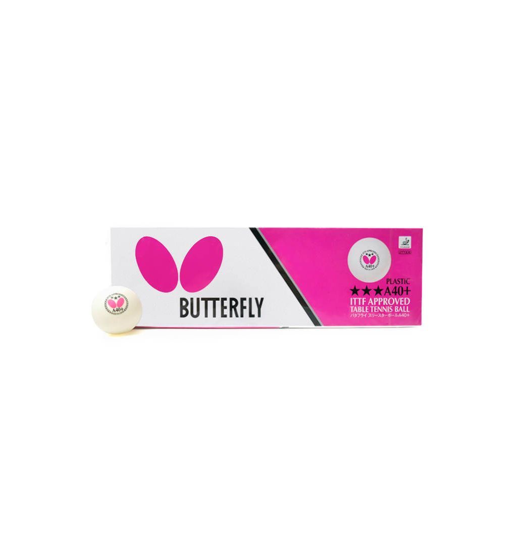 BUTTERFLY 3 Star A40 Table Tennis Ball (12 Balls) | SUPERSPORTS