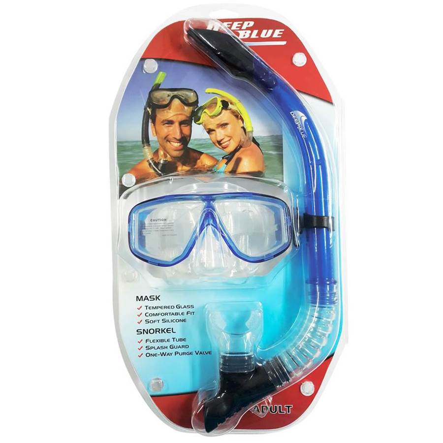 Deep Blue Bora Snorkeling Set Blue | SUPERSPORTS