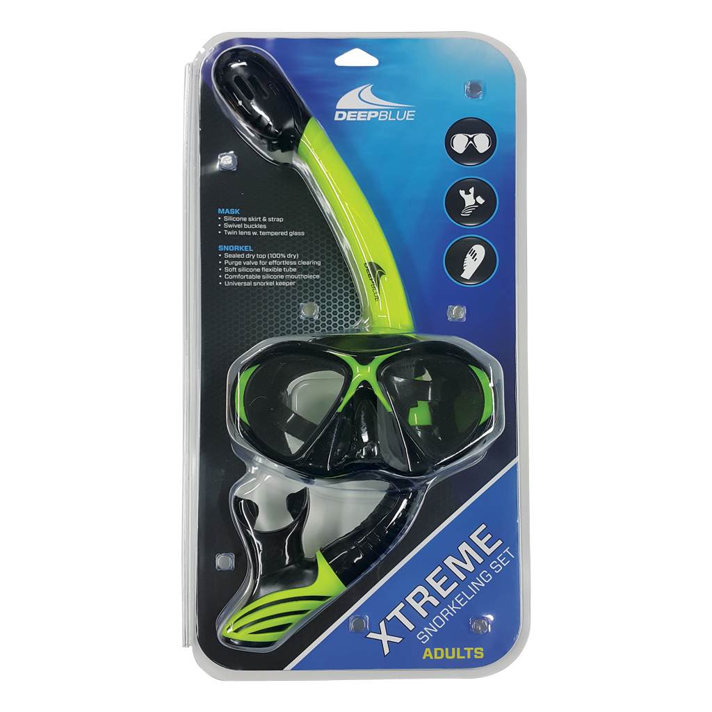 Deep Blue Xtreme Snorkeling Set Yellow | SUPERSPORTS
