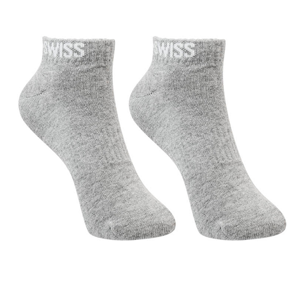 K-SWISS Low-Cut Grey ถุงเท้าผู้ใหญ่ | การันตีของแท้ 100%