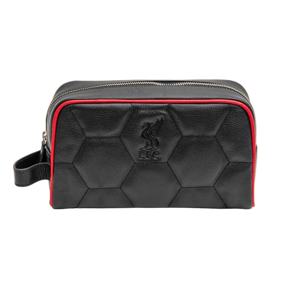 15% OFF on LFC Black Leather Unisex Washbag | SUPERSPORTS