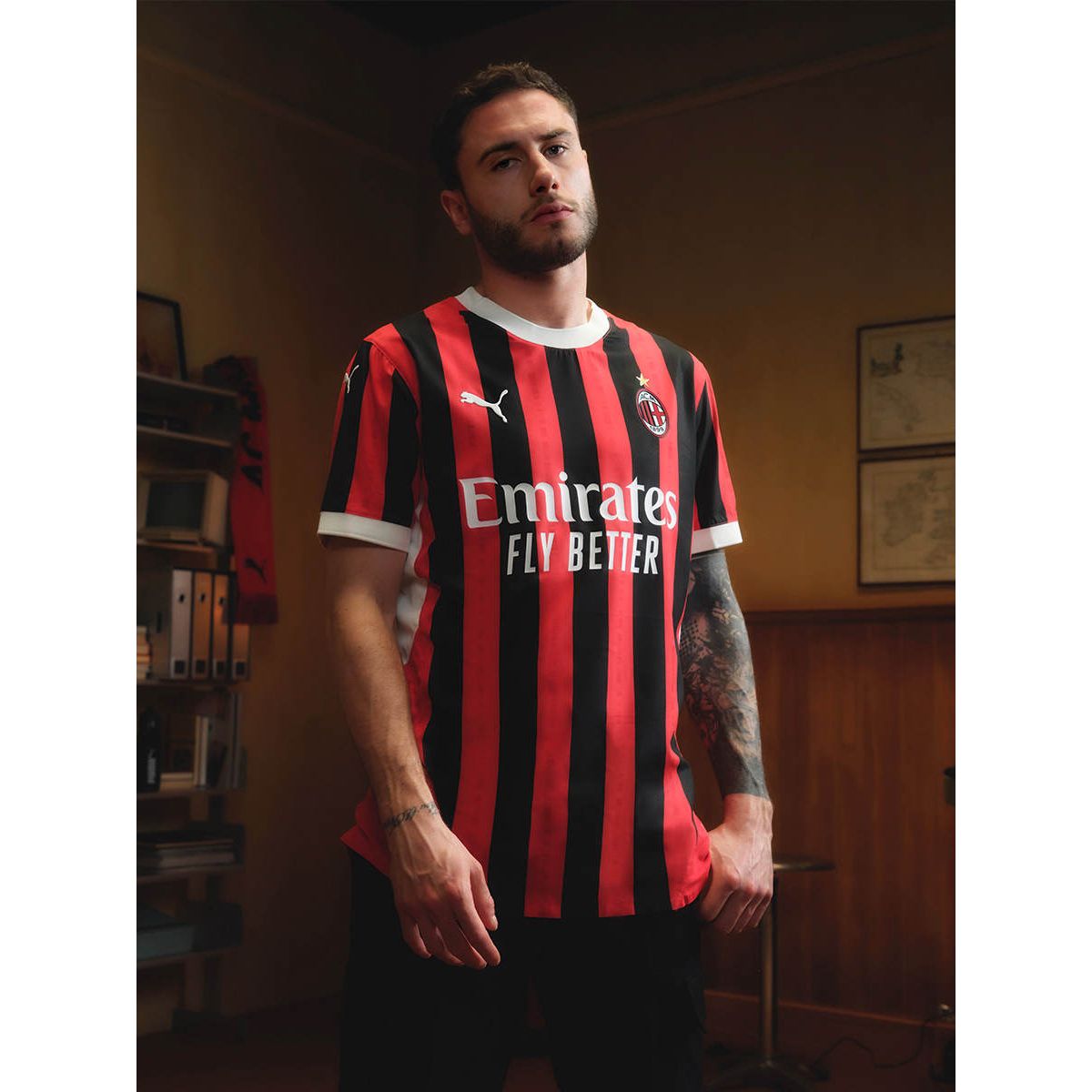 PUMA Men's AC Milan Home Authentic 2024/25 Jersey | SUPERSPORTS