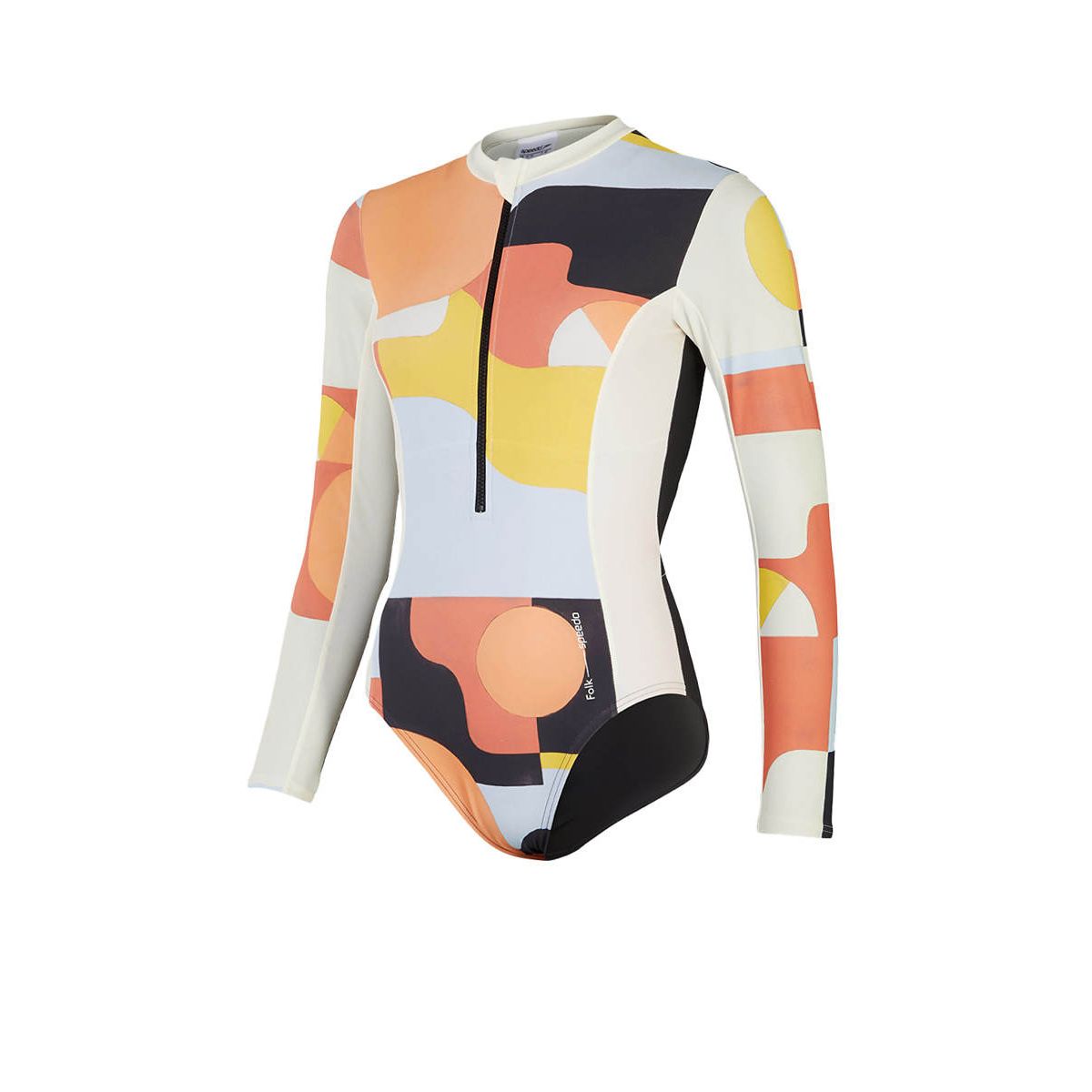 67% OFF on SPEEDO X Folk Long Sleeve - Burnt Red Wave Print Women's ...